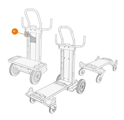 Mounting units on cart (optional)
