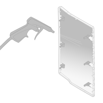Installing and cleaning power source air filter (optional)