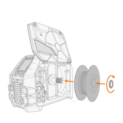 Installere og skifte tråd
